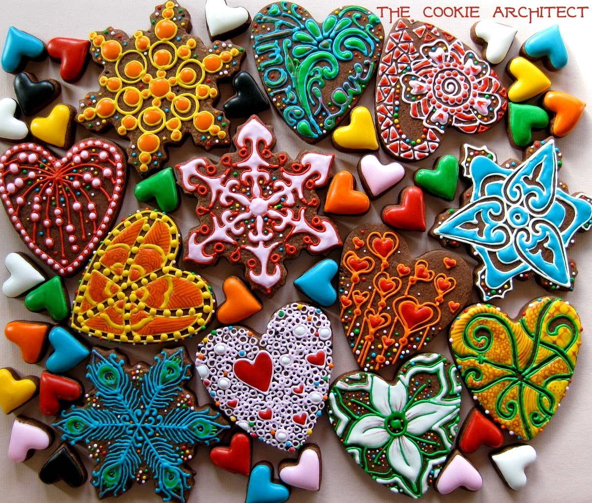 Valentine Zentangle – The Cookie Architect